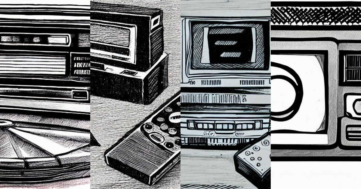 Lexica - Videocassette drawing