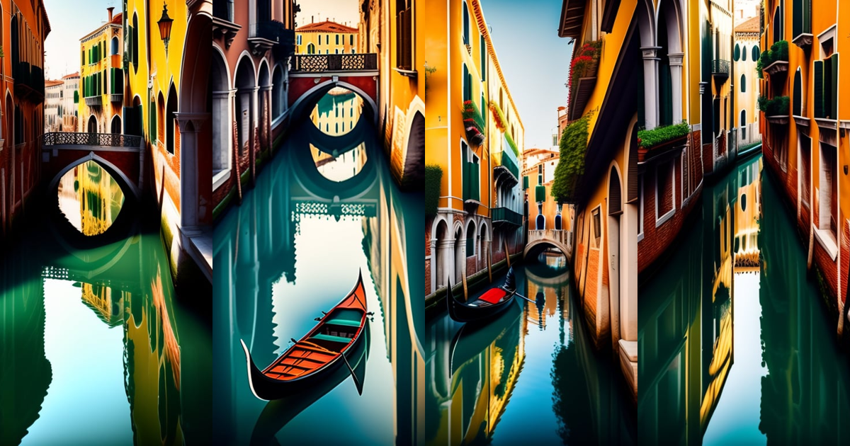 Lexica - Venice Italy, back canals, realistic, photo, romantic setting ...