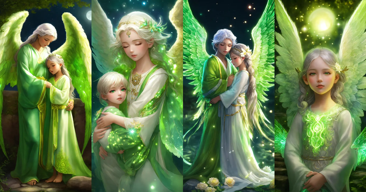 Lexica - 2 Guardian Angels, one is a boy and the other angel is a 7 ...
