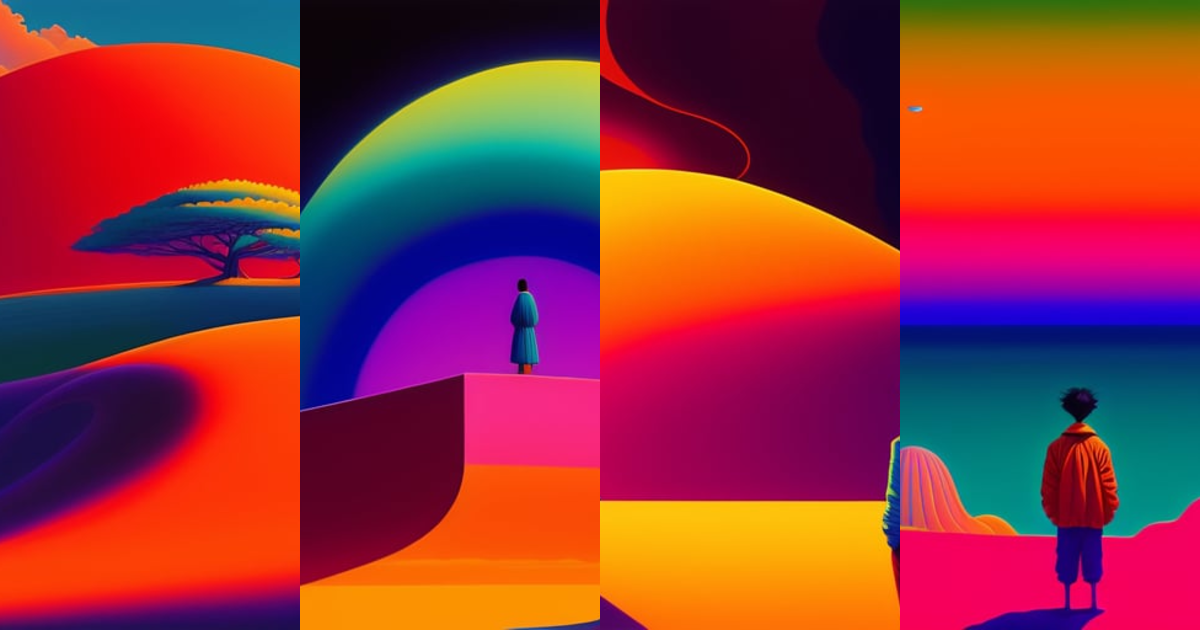 Lexica - A colorful vibrant closeup portrait of a floating body and ...