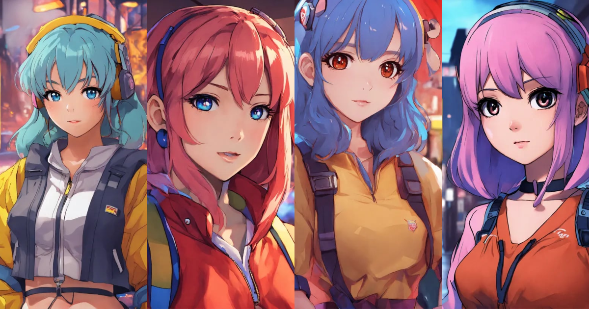 Lexica - N64 style anime girl