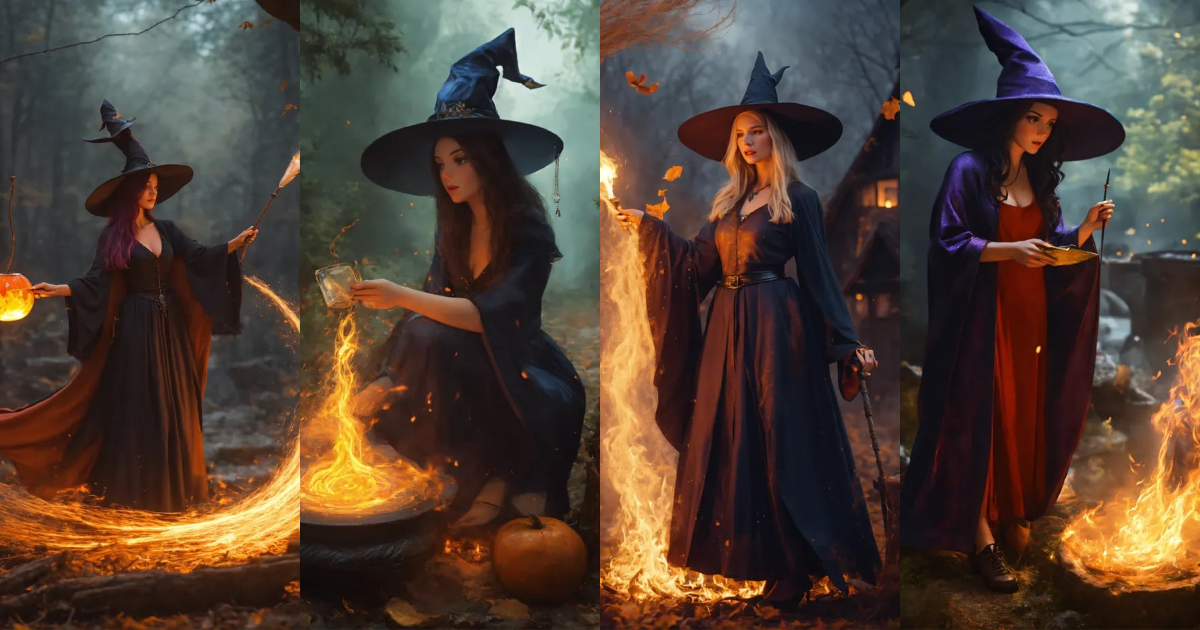 Lexica - Witch casting a shrinking gts spell