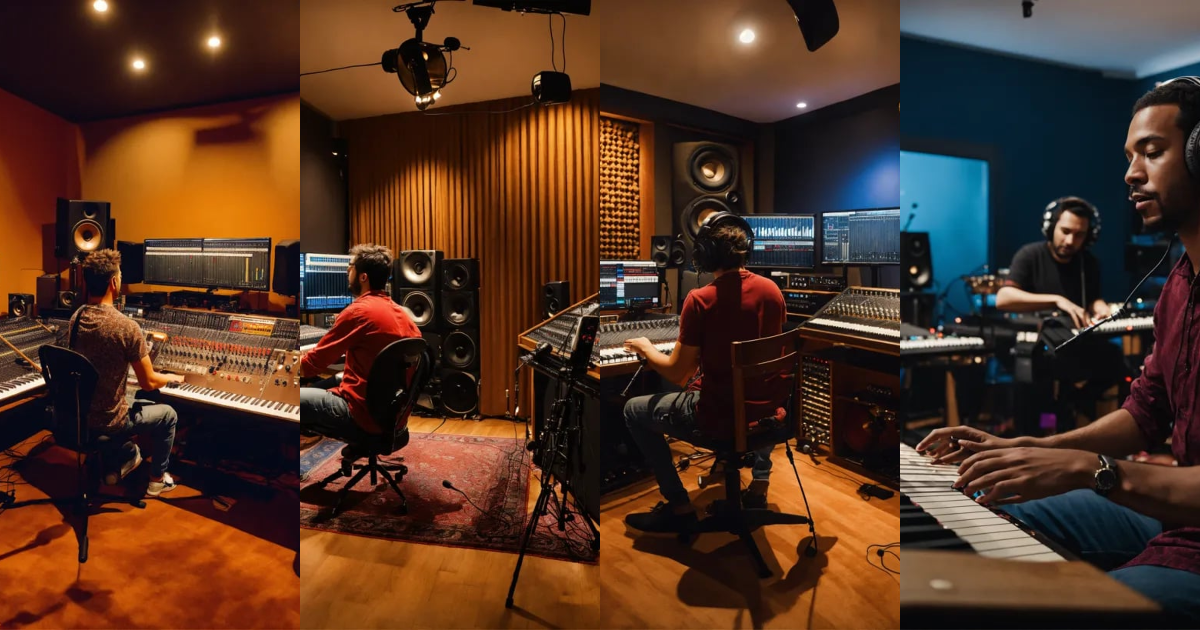 Lexica - Musicians making music in home recording studios