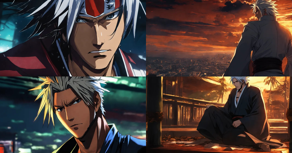 Lexica - Anime art of Tite Kubo from Bleach, detailed scene, stunning ...