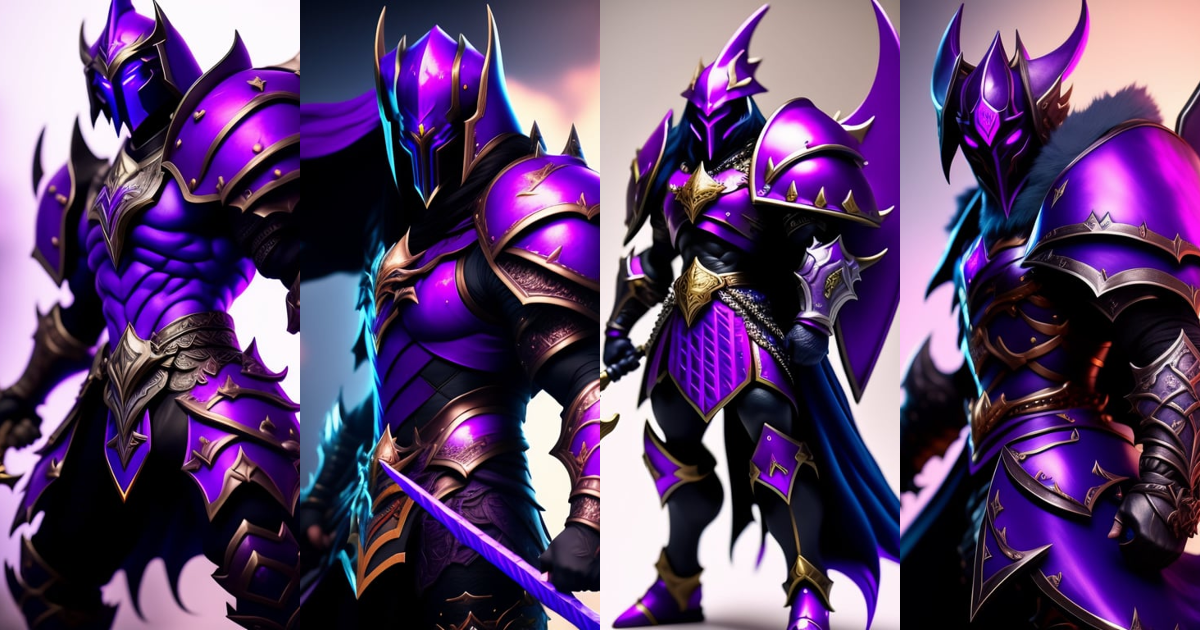 Lexica - Mordekaiser from League of Legends using dark armor with ...