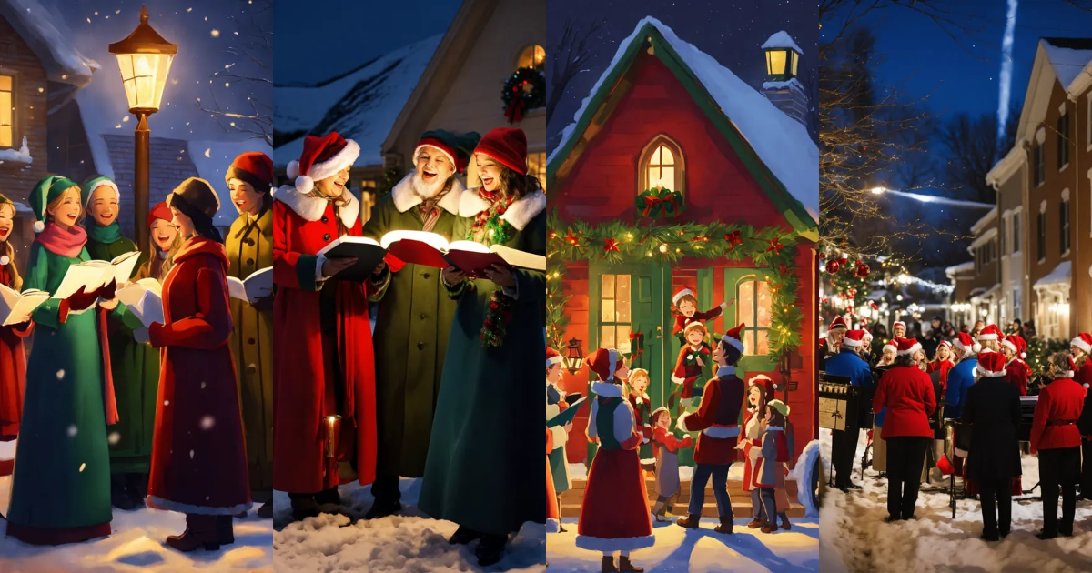 Lexica - Let's gather as Christmas carolers and sing our hearts out ...