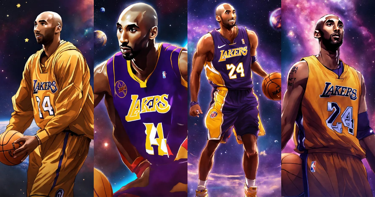 Lexica - Anime kobe bryant in space
