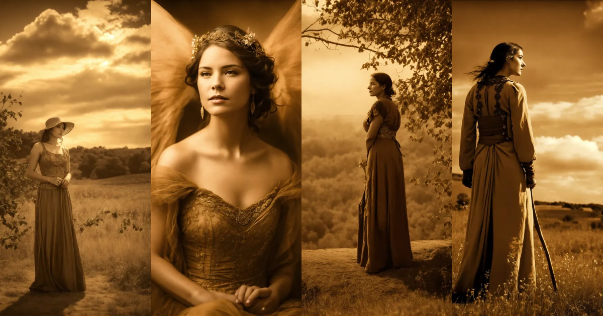 Lexica - Hope, personified, sepia