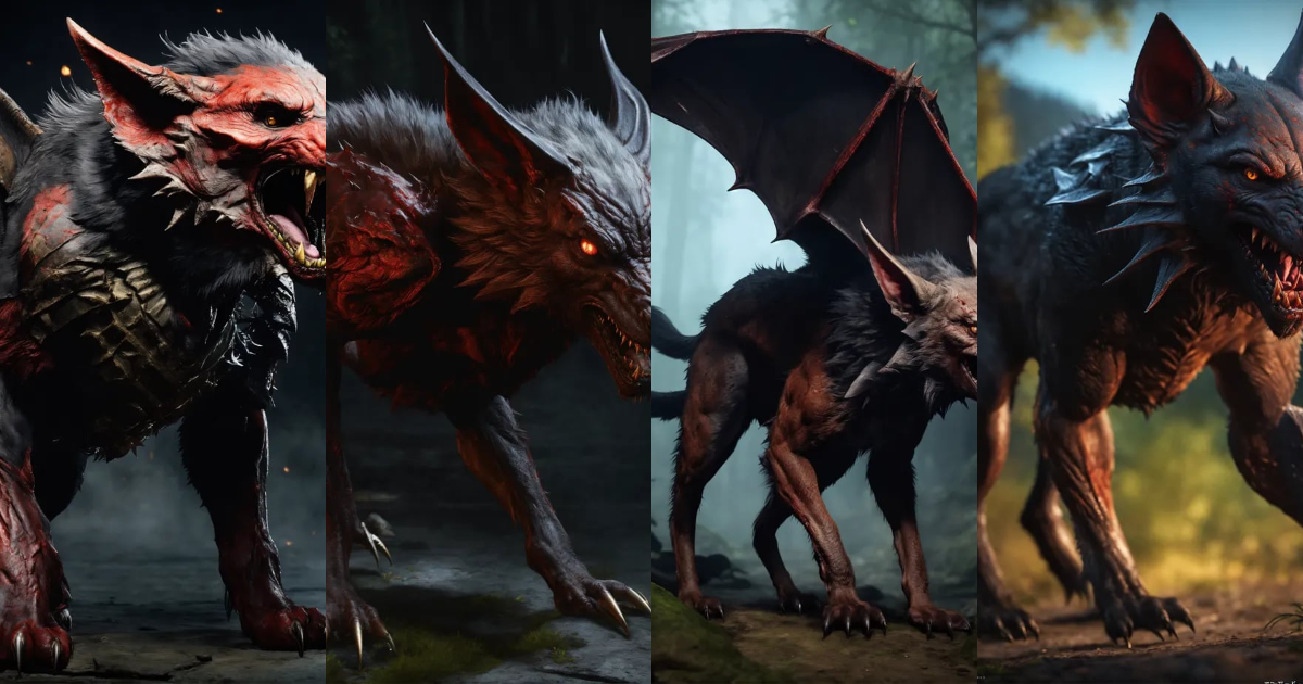 Lexica - Ultra realistic monster, katakan, the witcher series, bat ...