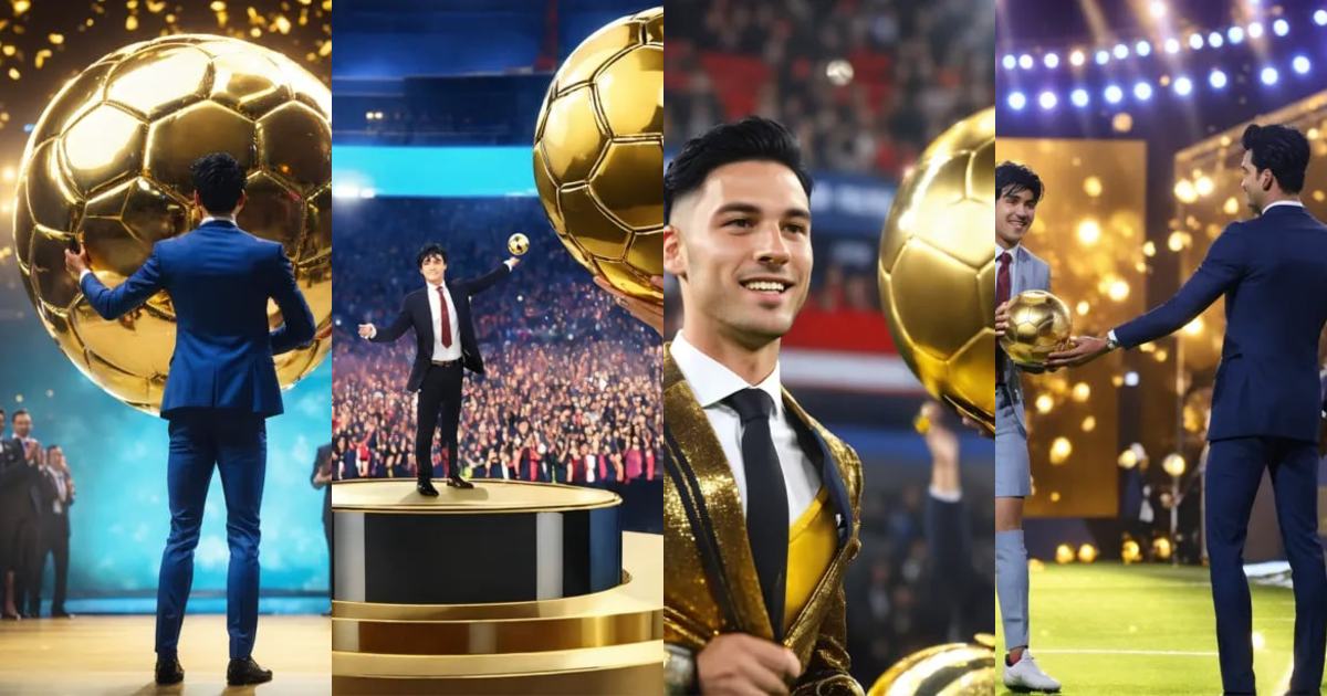 Lexica - Awarding the golden ball to the best football player, half of ...