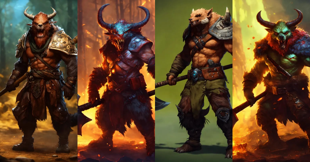 Lexica - Unknown game character creature with an ax cuflea