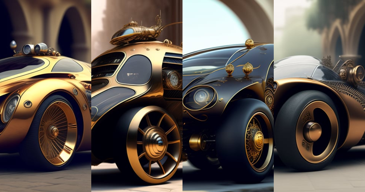 Lexica - Biomechanical steampunk vehicle reminiscent of fast sportscar ...