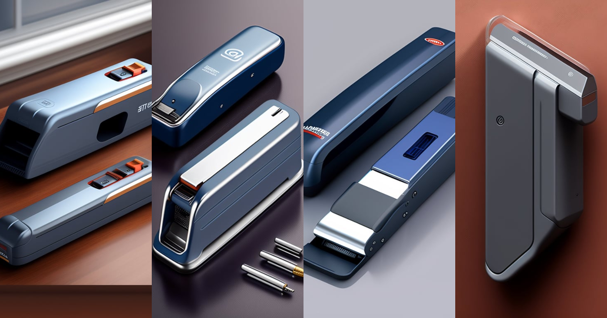 Lexica - Stapler, dark gray color, metallic finish, modern design ...
