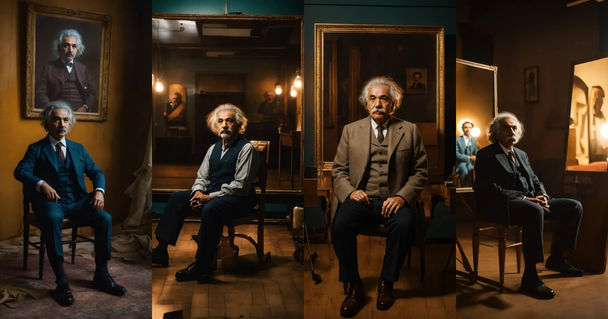 Lexica - A man sitting on a chair in a room, a character portrait ...