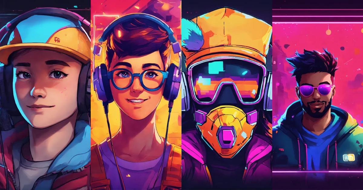 Lexica - Produce a 98x98 profile picture for a YouTube gaming channel ...