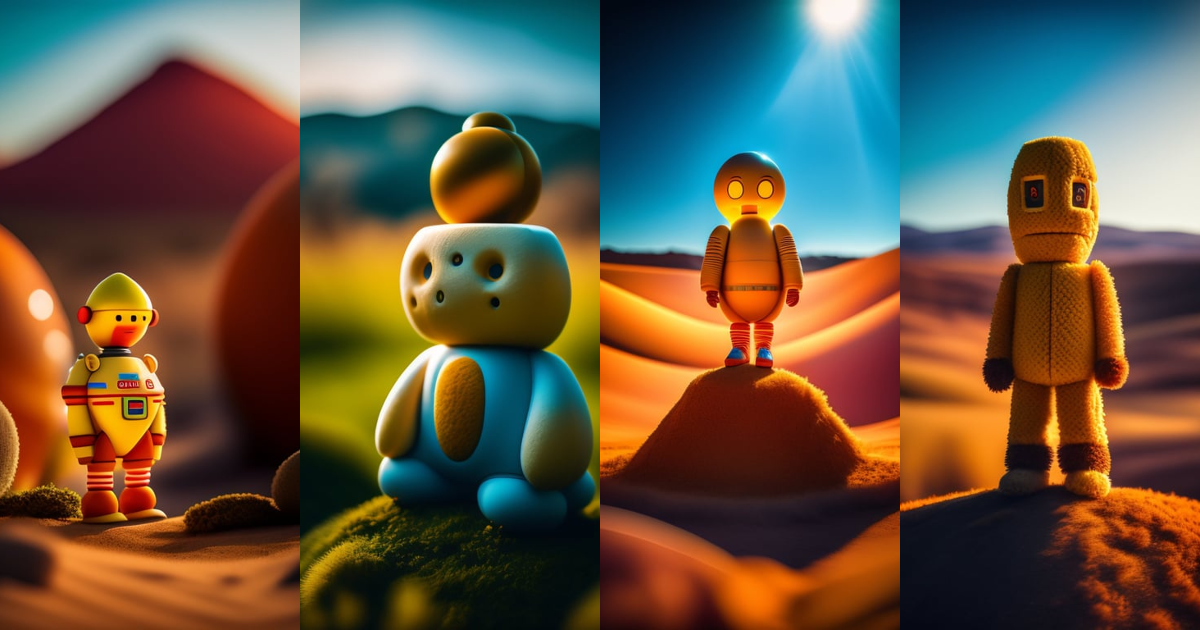 Lexica - A photographic and light image of a weird humanoid in a naïve ...