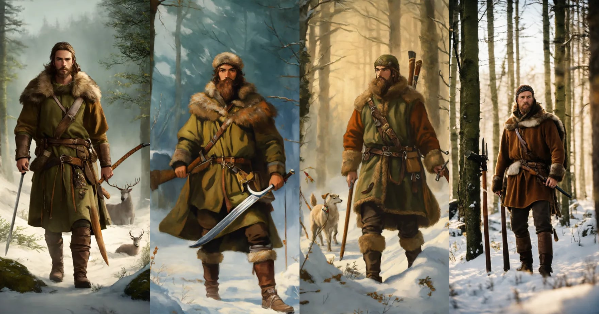 Lexica - Anglo saxon hunter in an arctic forest