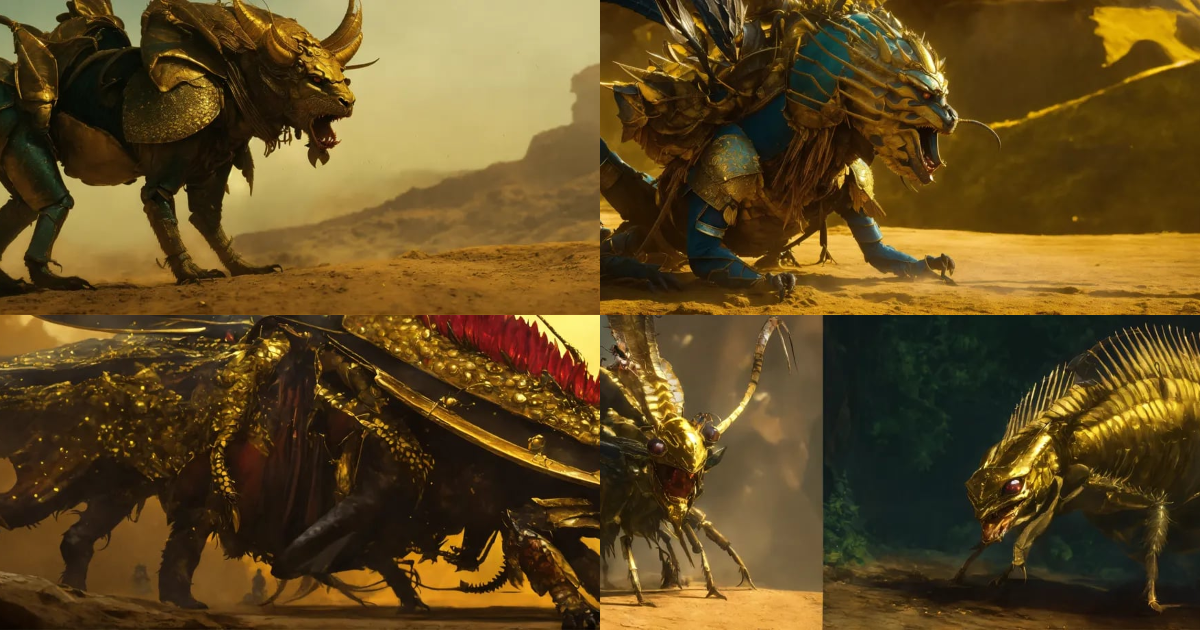 Lexica - A creature that looks like a locust with a man’s face, woman’s ...