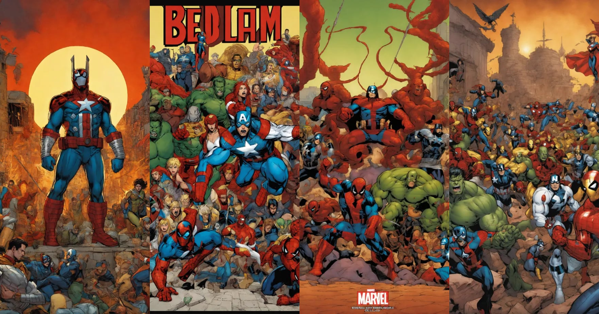 Lexica - Marvel bedlam without words or logos
