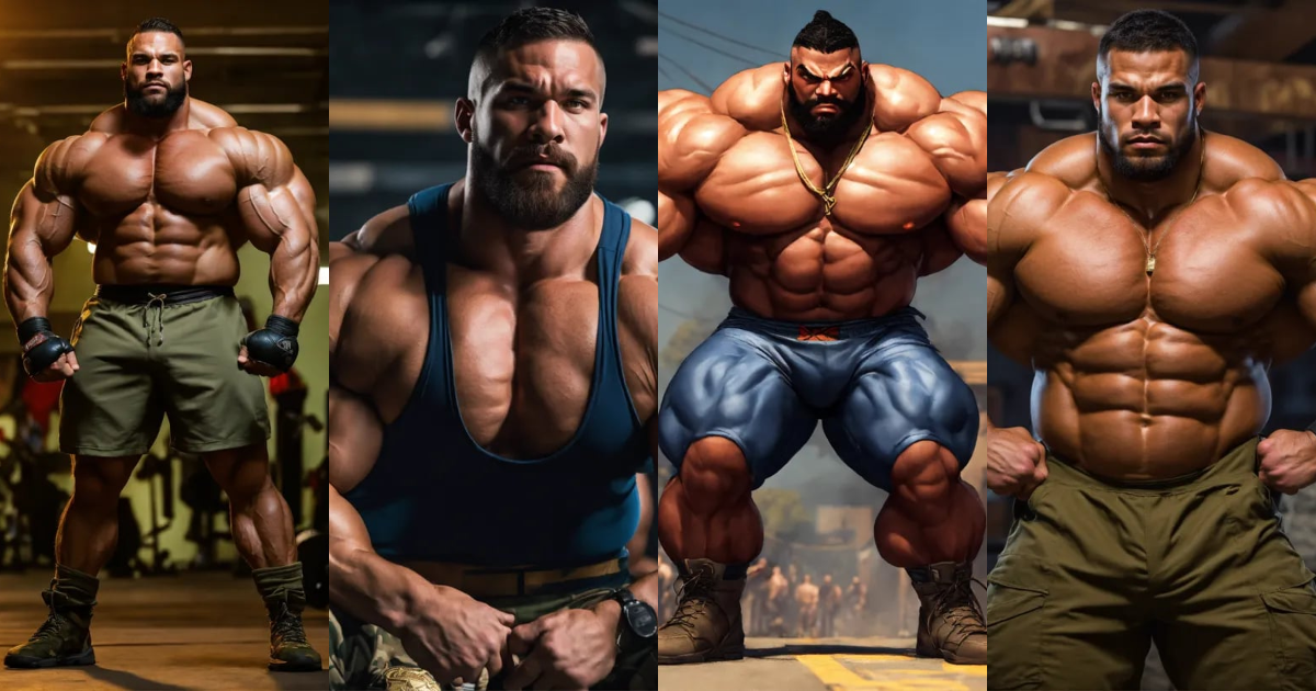 Lexica - 30-year-old man with big muscles, big bodybuilder, body like a ...