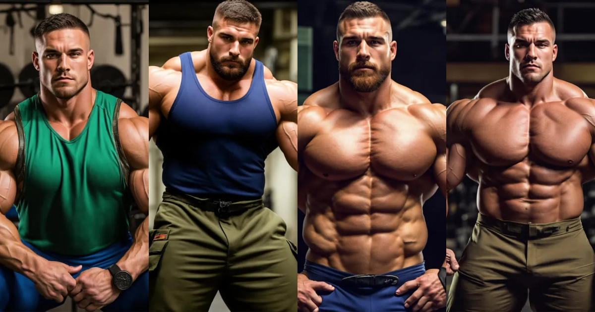 Lexica - 30-year-old man with big muscles, big bodybuilder, body like a ...