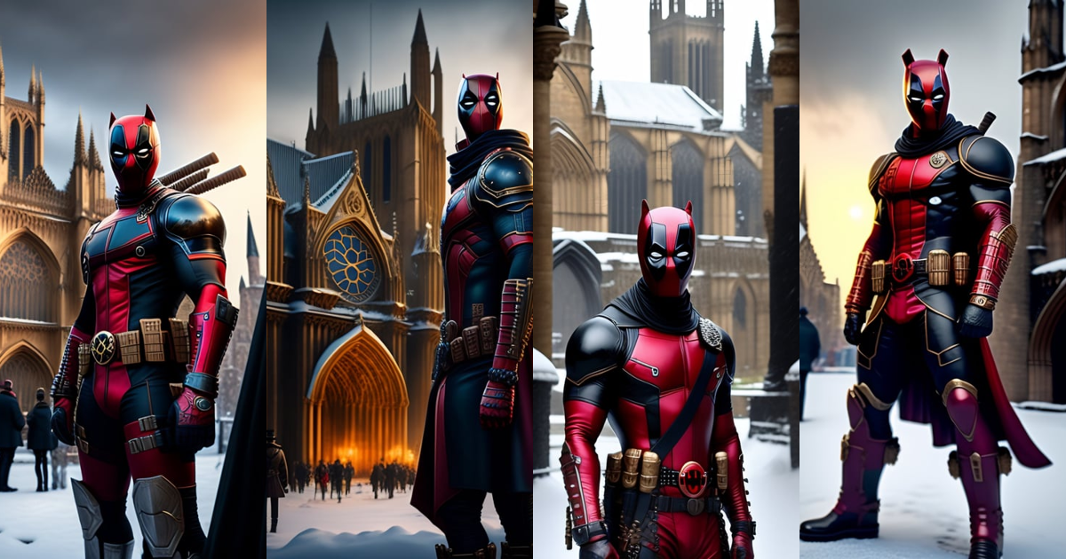 Lexica - Picture of a steampunk deadpool set infront of lincoln ...