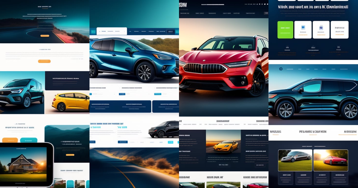 Lexica - Carpooling website design photoshop design 4k real scene high ...