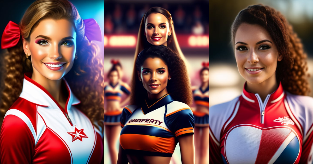 Lexica Beauty Girl Wearing Cheerleader Clothes