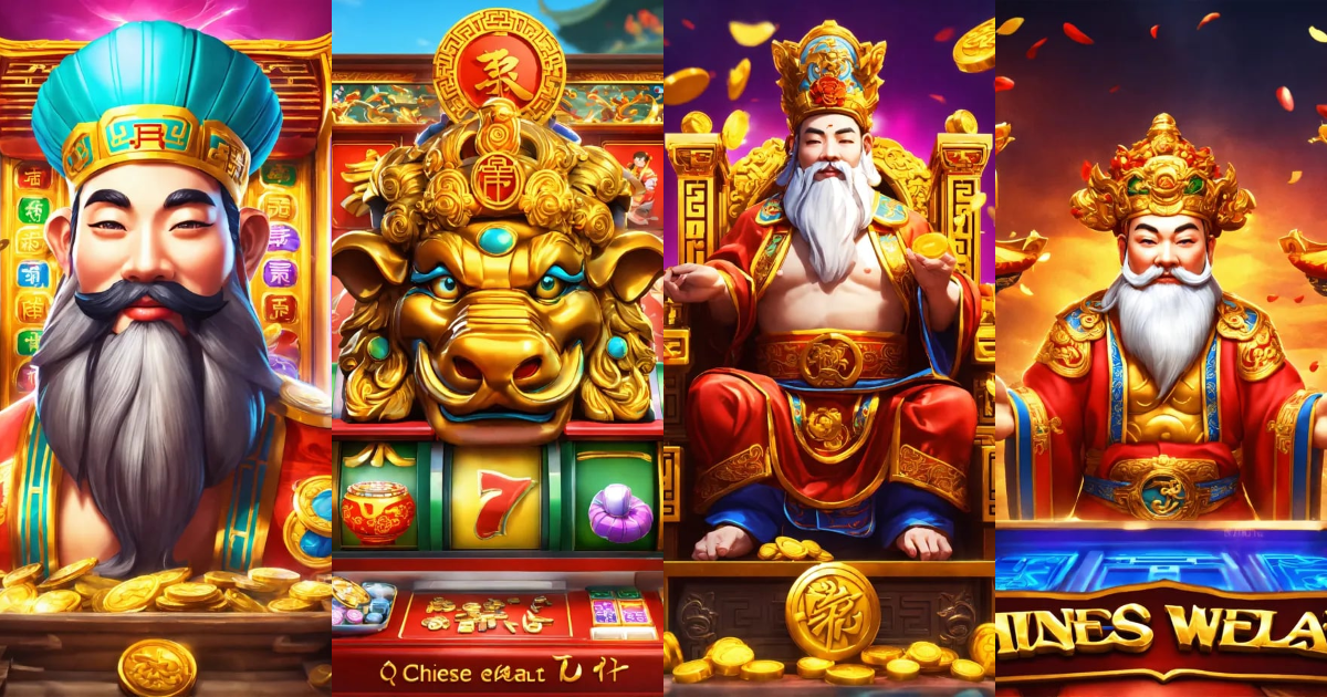 Lexica - 3d god of wealth (chinese) slot machine game icon