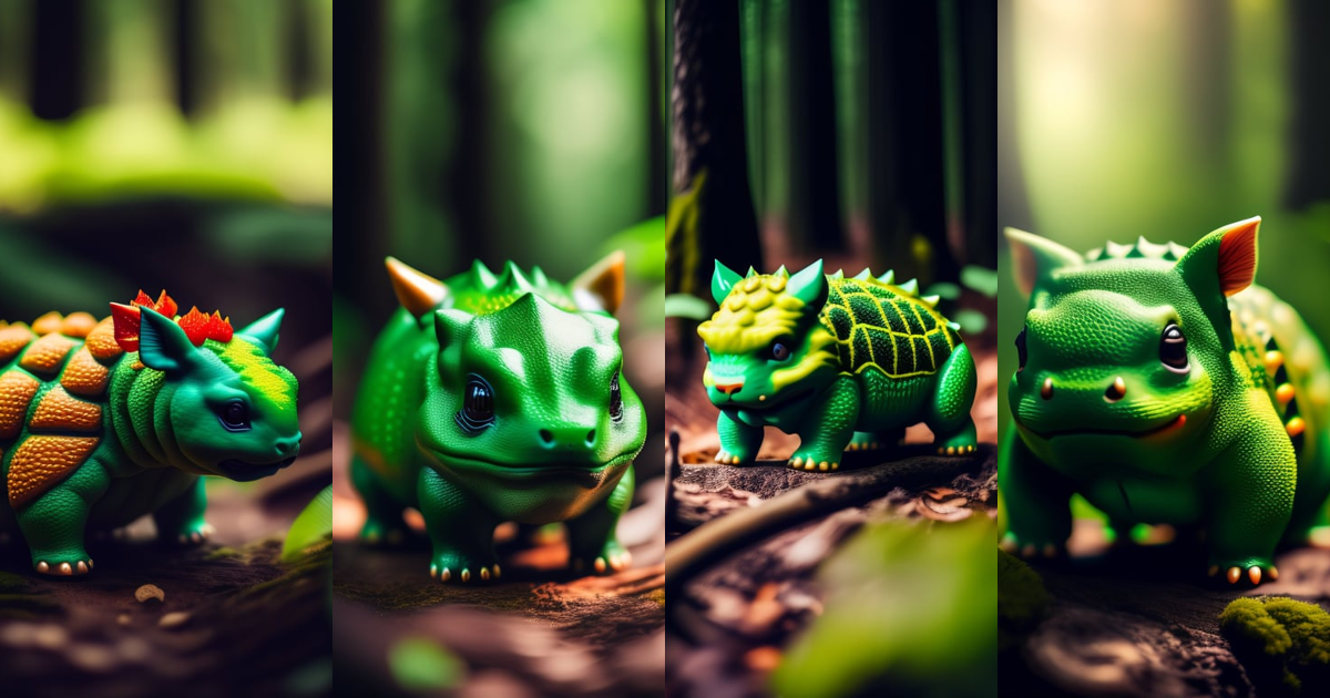 Lexica - Zoomed out shot of hyper realistic creepy bulbasaur hybrid ...