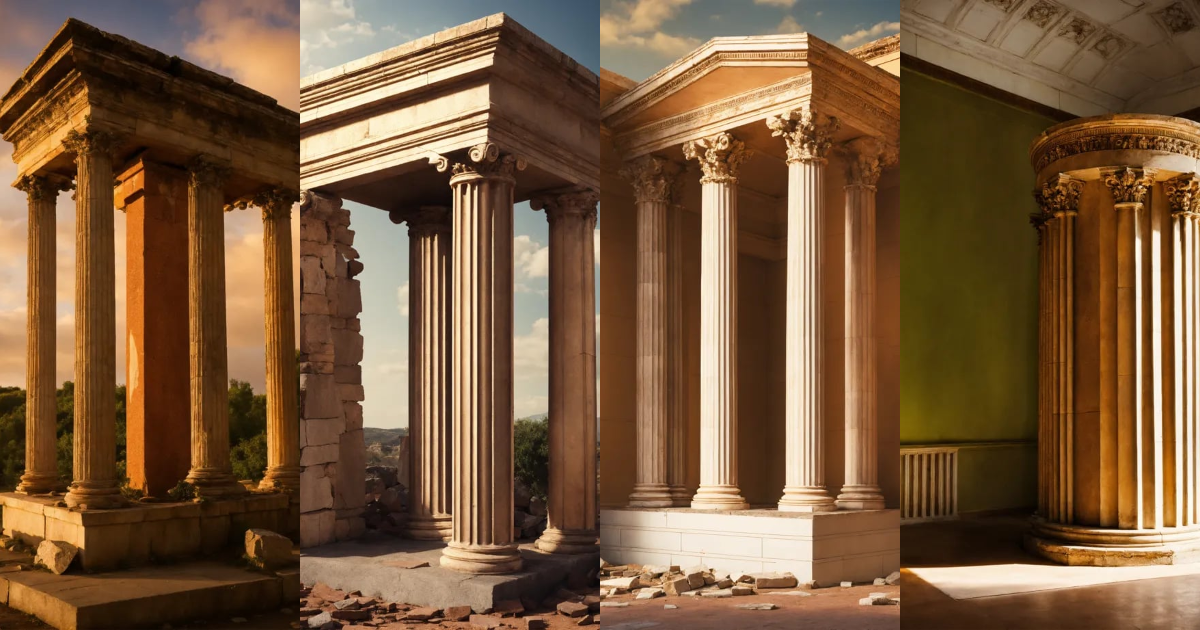 Lexica - Broken doric column podium