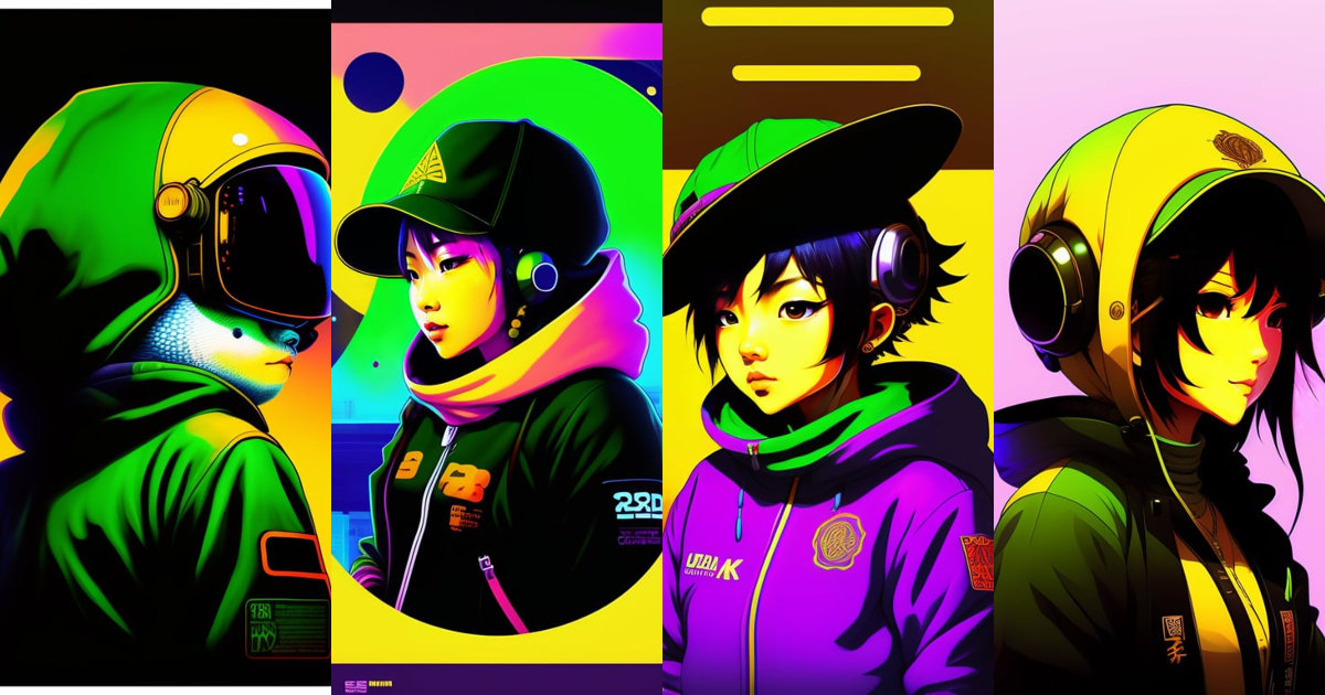 Lexica - A toad, ryuta ueda artwork, breakcore, style of jet set radio ...