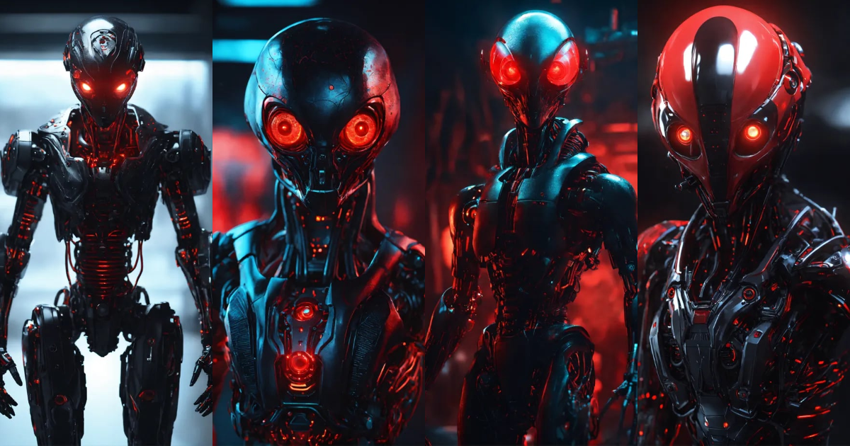 Lexica - Image of a male alien being, non-threatening, full body ...