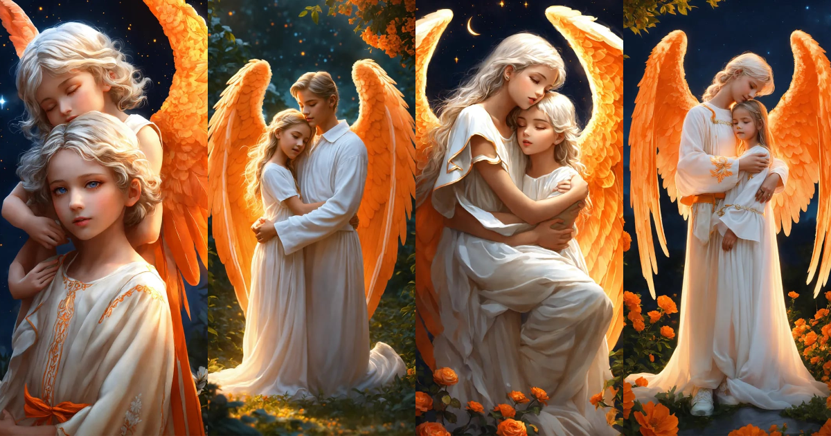 Lexica - 2 Guardian Angels, one is a boy and the other angel is a 7 ...