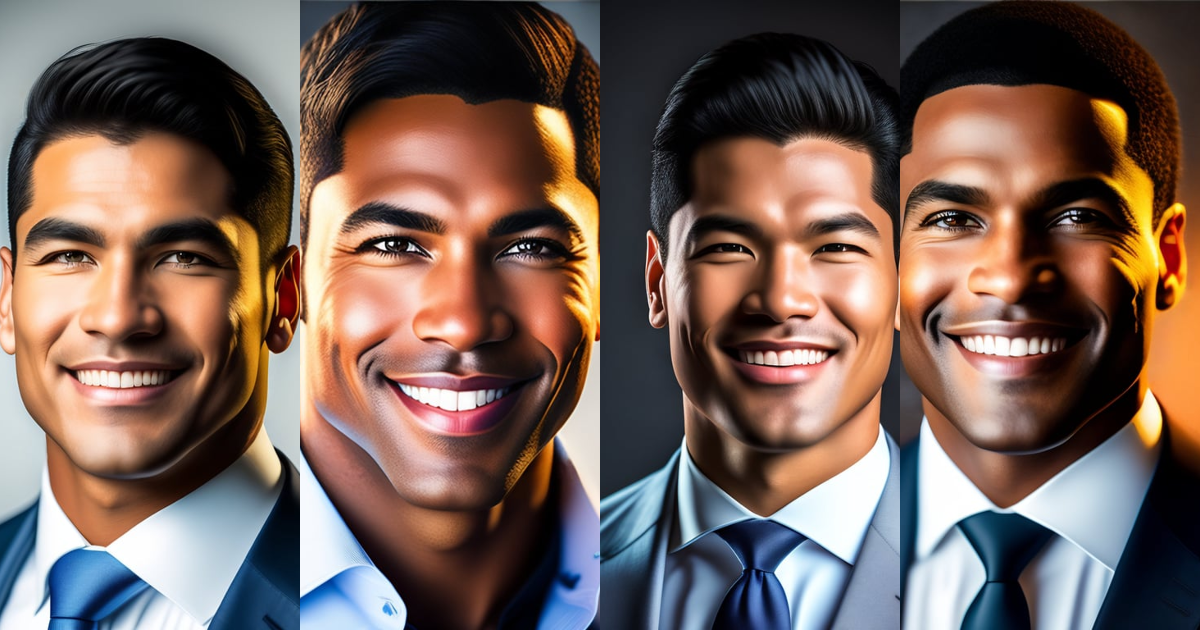 Lexica - A Corporate professional profile photo of A successful man ...