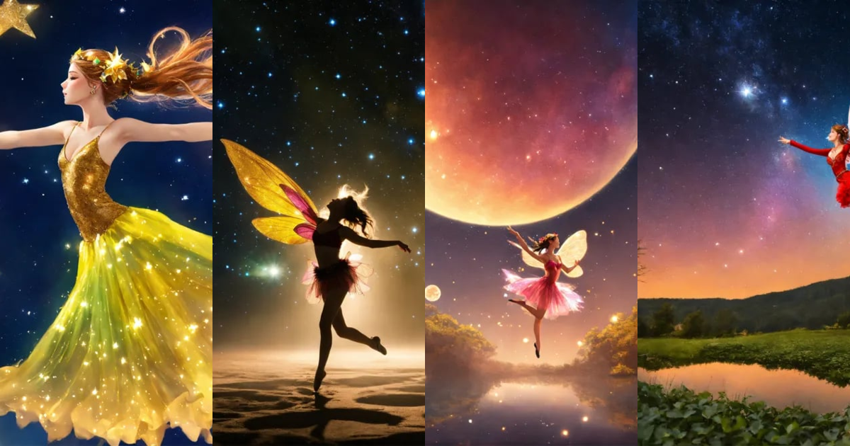 Lexica - Fairy dancing on stars