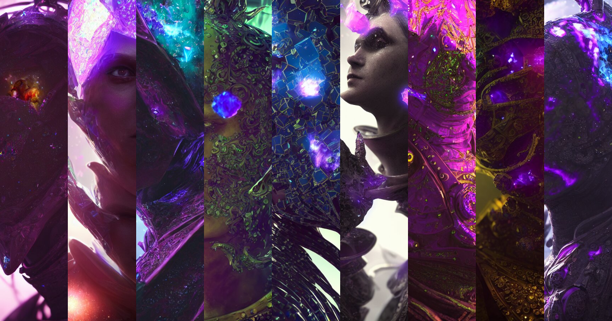 Lexica - Front shot of a court jester character fine portrait fine portrait mesmerizing fractal ...