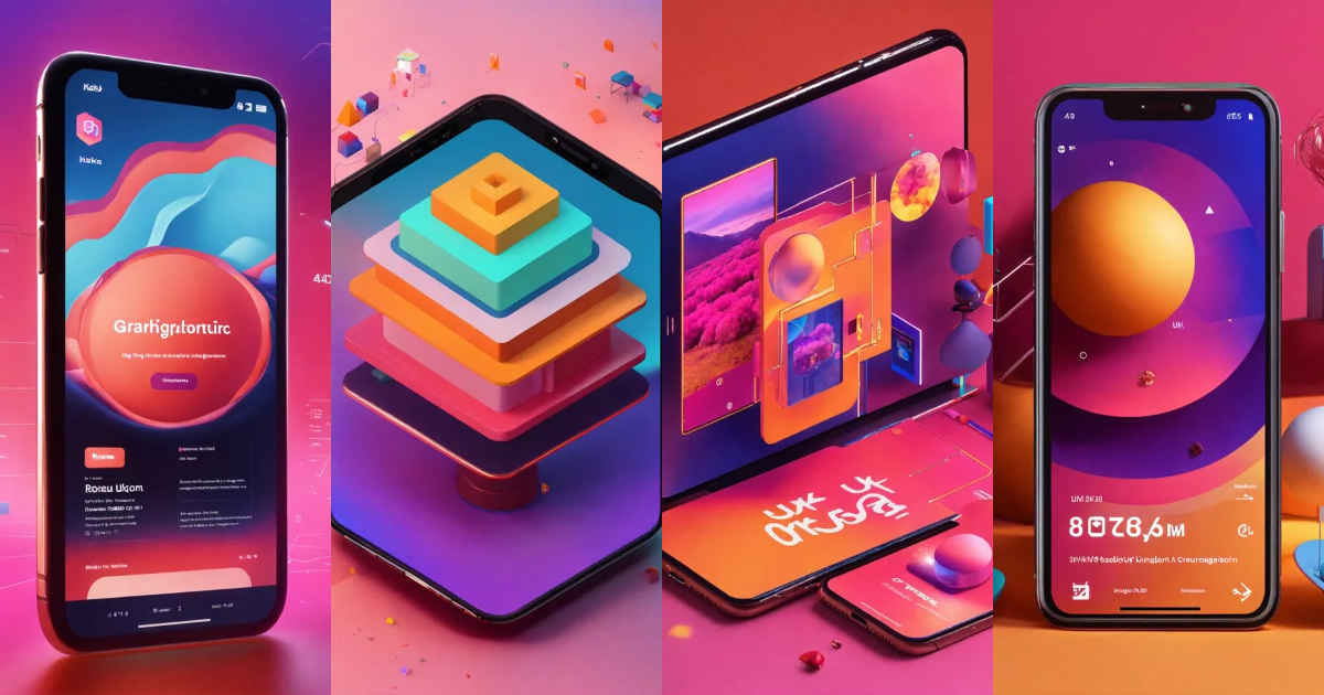 Lexica - Ux/ui graphicks 8k instagram 3d