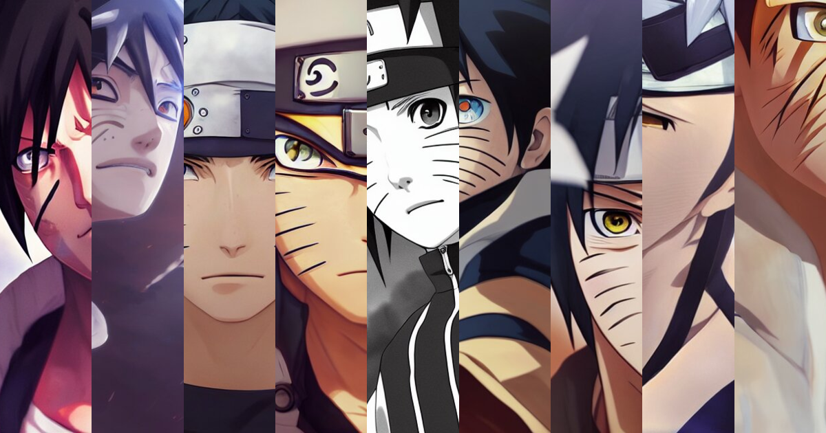 Lexica - Naruto, medium shot, visible face, detailed, perfectly shaded, perfectly shaded face ...