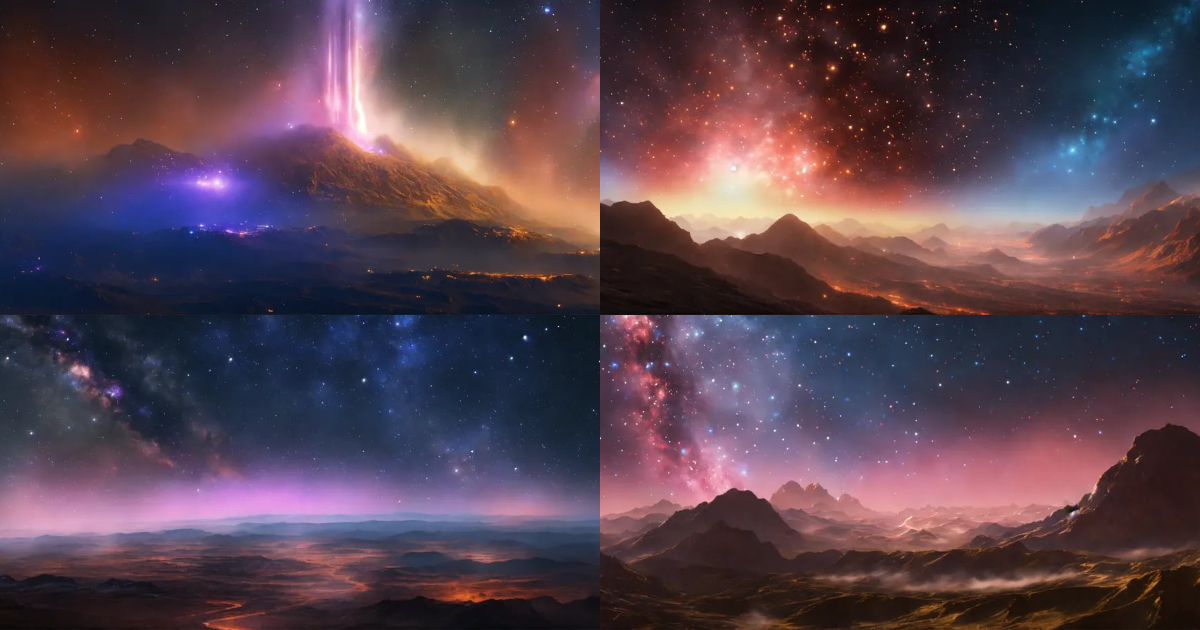 Lexica - Galactic Mist, detailed, 16k, shallow depth of field, extreme ...
