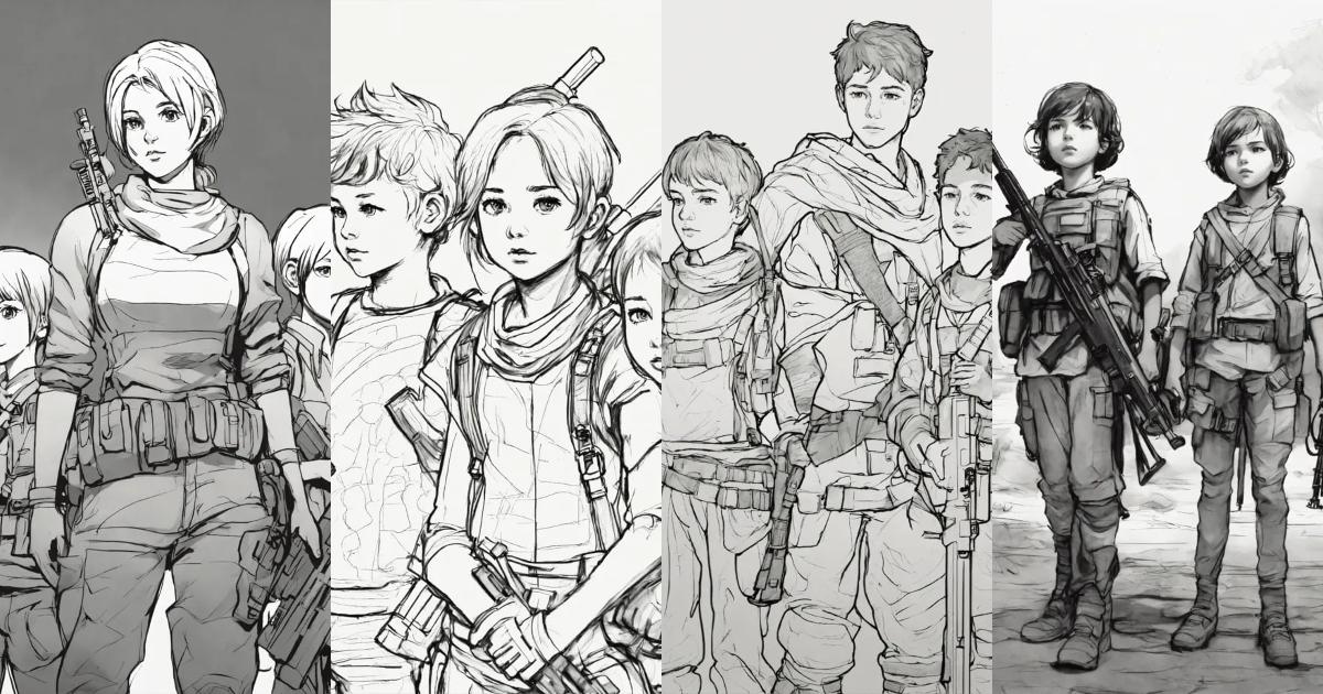 Lexica - A simple line drawing. Rough drawing. Black and white ...