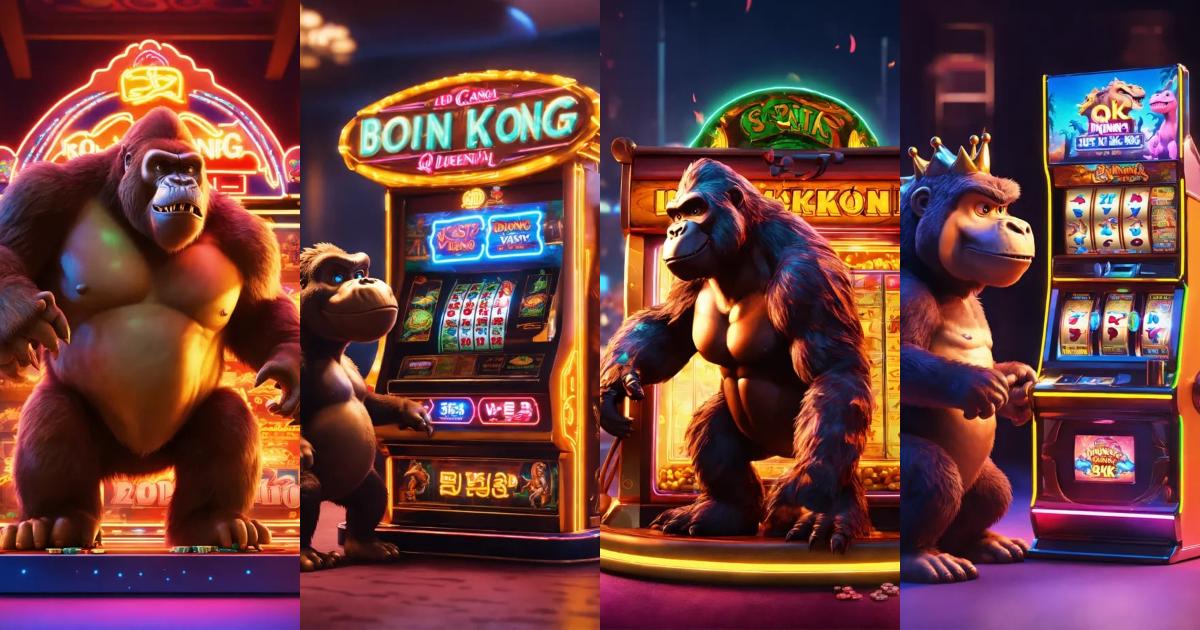 Lexica - 3D CUTIE Q VERSION CHARACTERS, BROWN KING KONG VS DINOSAUR ...