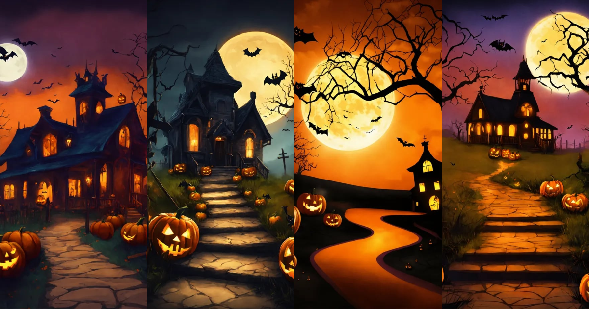 Lexica - Halloween themed background