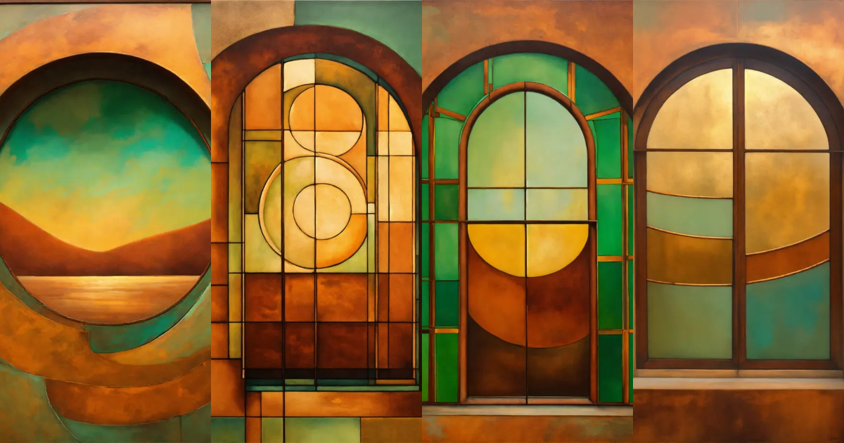 Lexica - Abstract and minimalist oil painting of a beautiful, simple ...