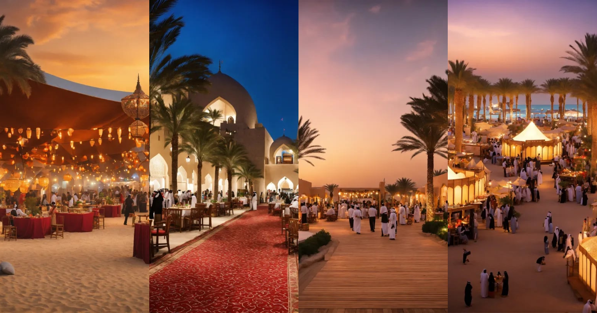 Lexica - Visualize a vibrant scene at the 'Taste of Bahrain' Food ...