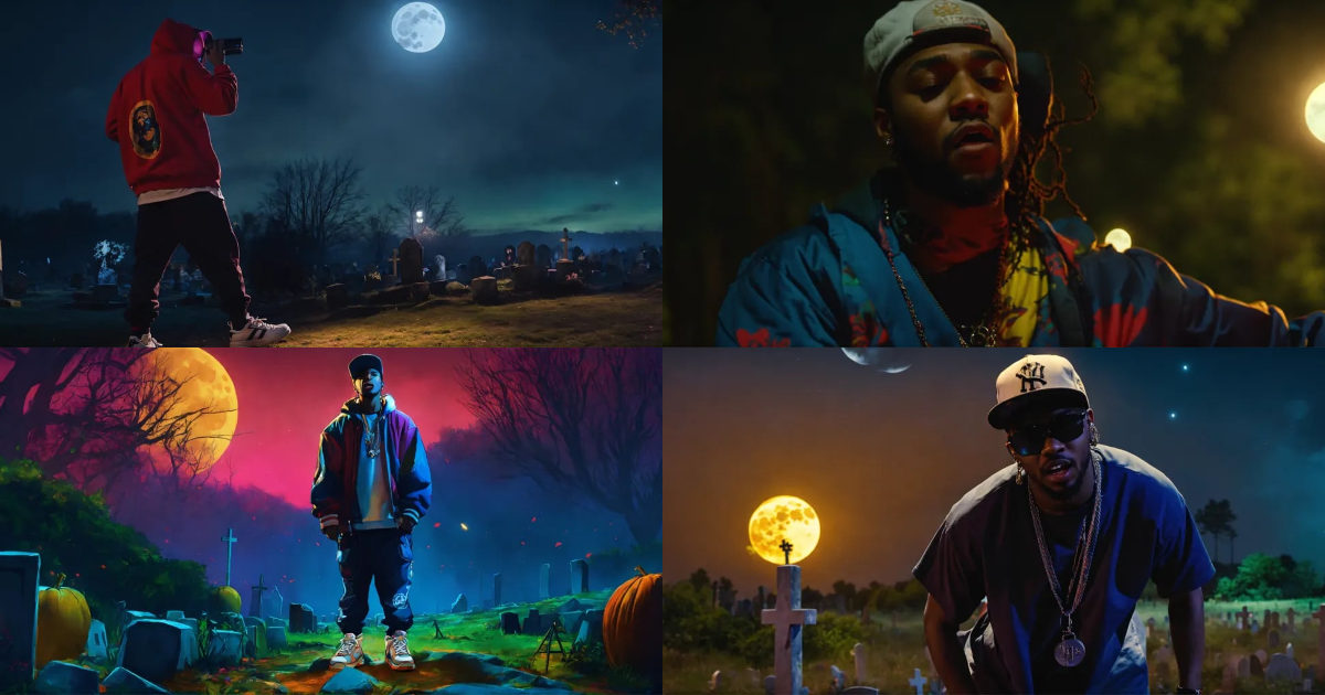 Lexica - A funky rapper is dropping dope rhymes in a haunted graveyard ...