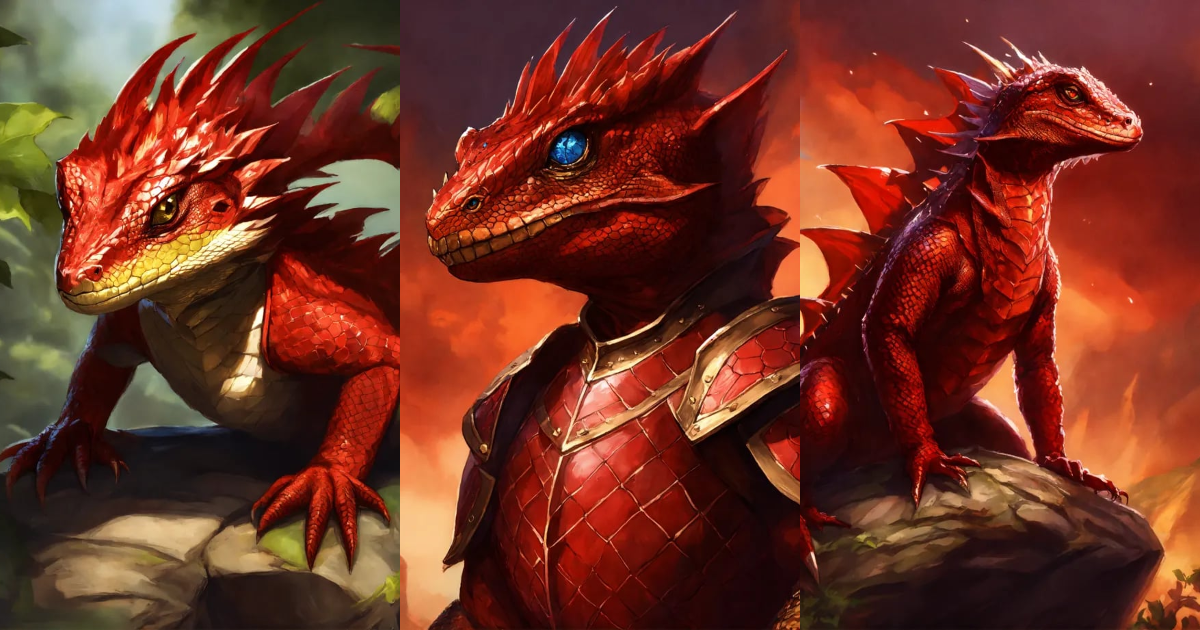 Lexica - The Red Prince, Divinity 2 red prince lizard art