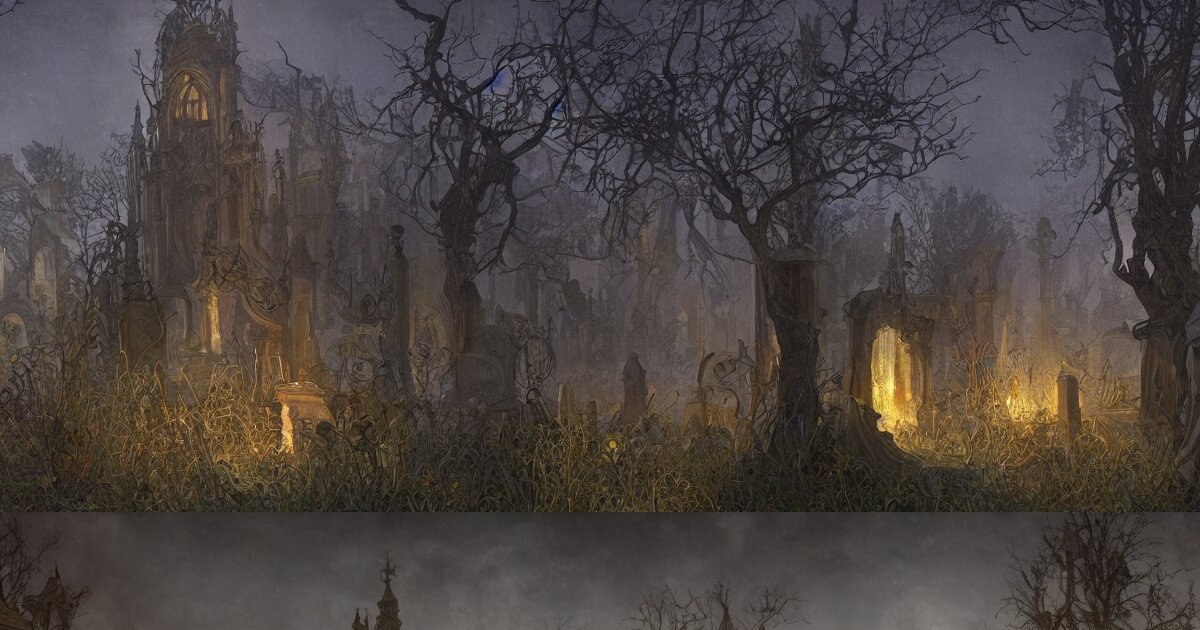 Lexica - An ultra detailed animation of a glowing apparition in a ...