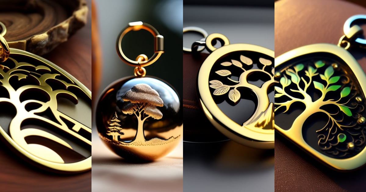 Lexica - Keychain project, metal, modern, looks expensive, detailed ...