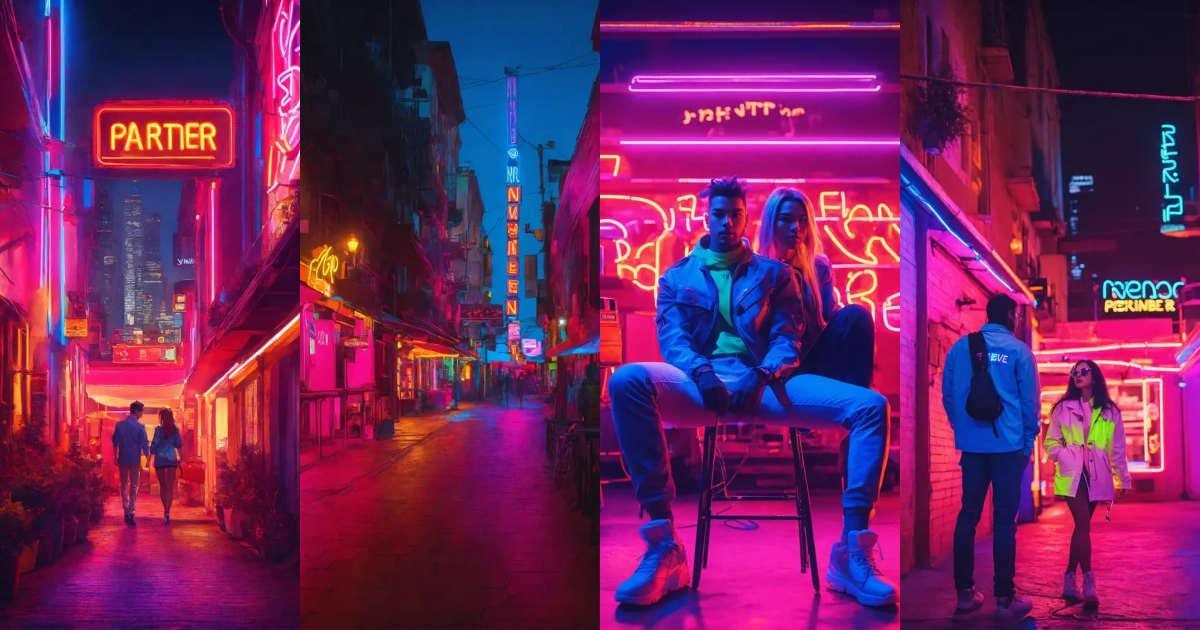 Lexica - Partner neon vibe